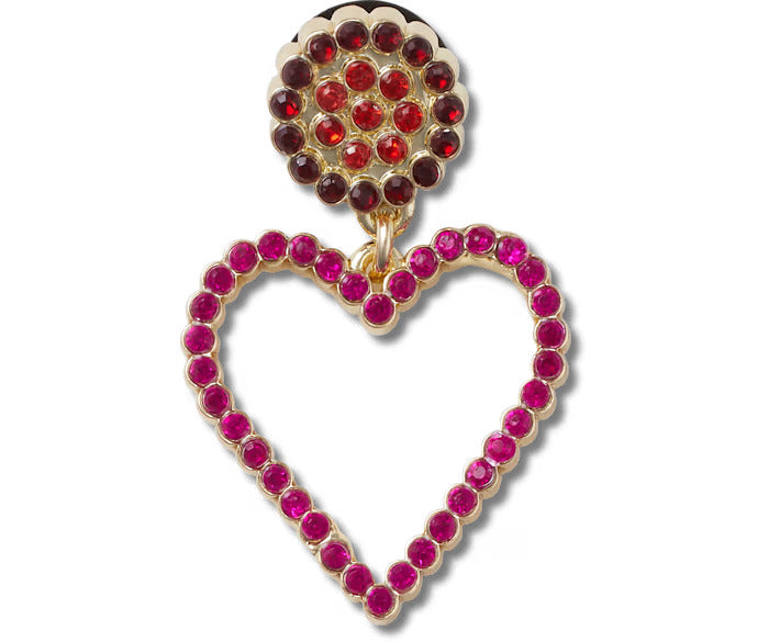 Pink Beaded Heart – Crocs Lebanon