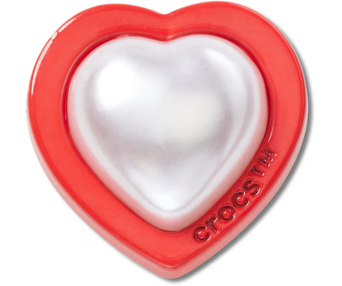 Red And Pearl Heart – Crocs Lebanon