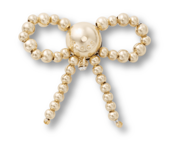 Gold Beaded Bow – Crocs Lebanon